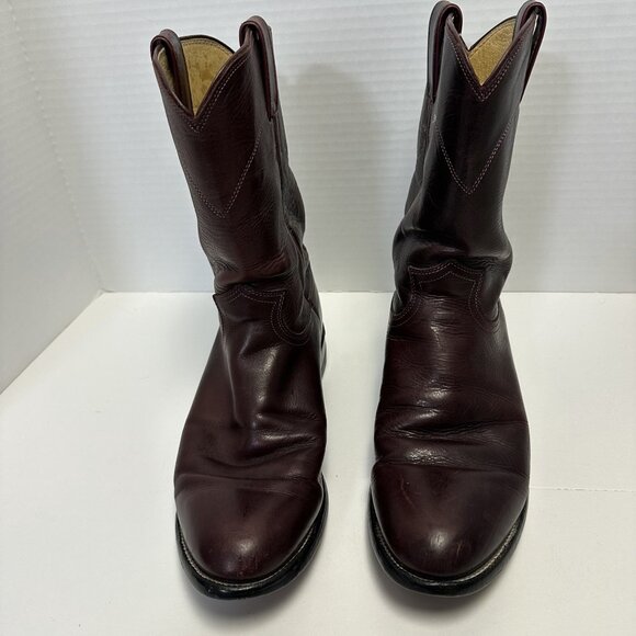 Justin Boots | Shoes | Justin Mens Leather Roper Boots Size 95 D ...
